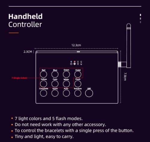 Handheld 13 Keys Remote Controller | Supply ng Kaganapan | GFLAI