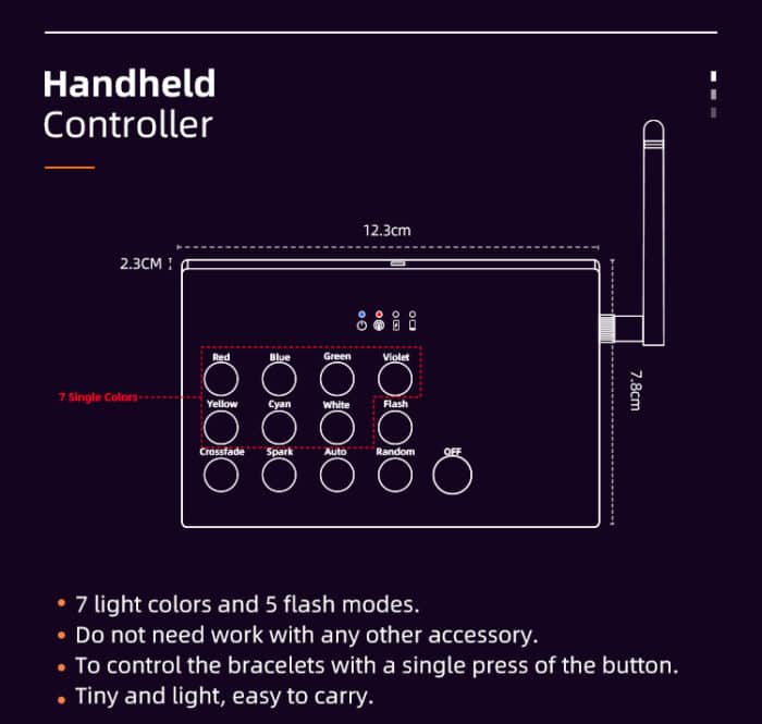 Handheld 13 Keys Remote Controller | Supply ng Kaganapan | GFLAI